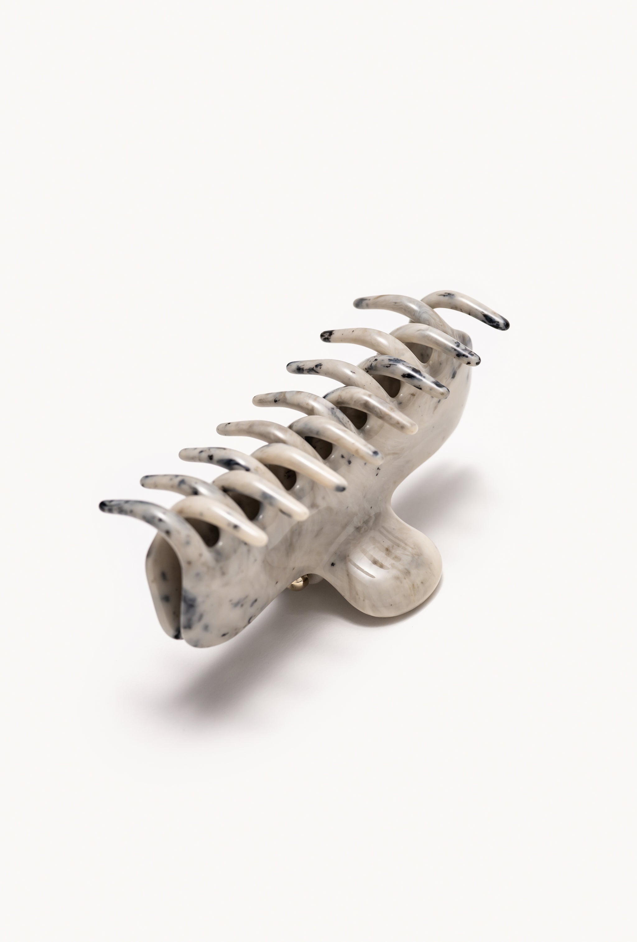 4" Claw Clip - Grey Marble – Undo Hairware