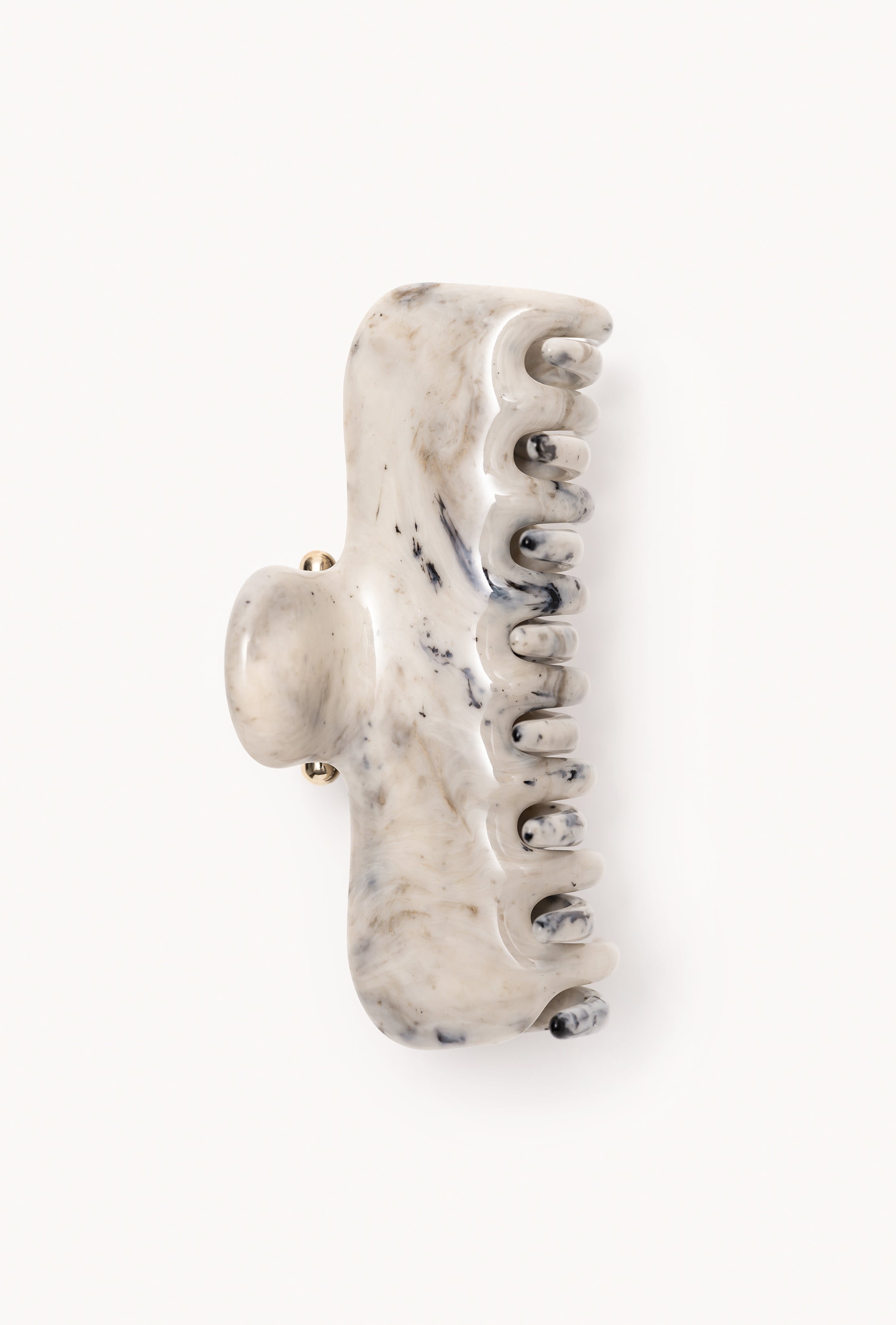 4" Claw Clip - Grey Marble – Undo Hairware