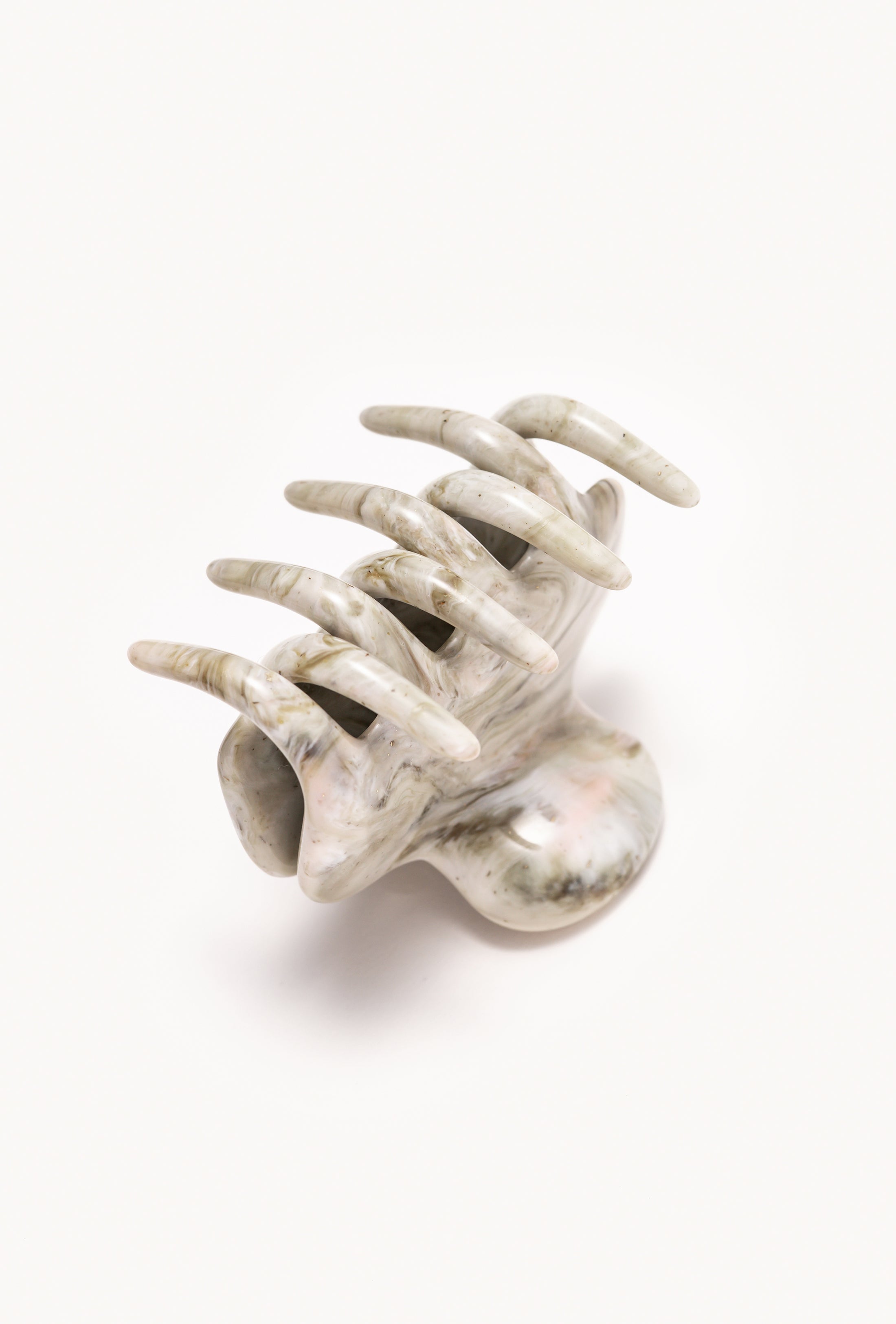 No. 5 Claw Clip - Green Marble – Undo Hairware